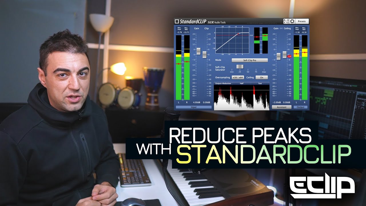 Peak reduction with StandardClip - by E-Clip - SounDirective